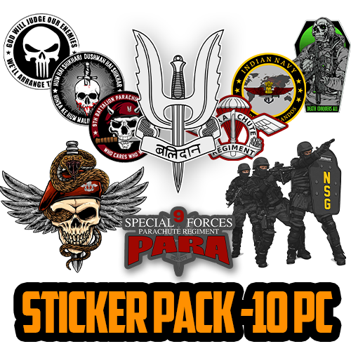 SF Stickers CN: COURAGE [Pack of 10]